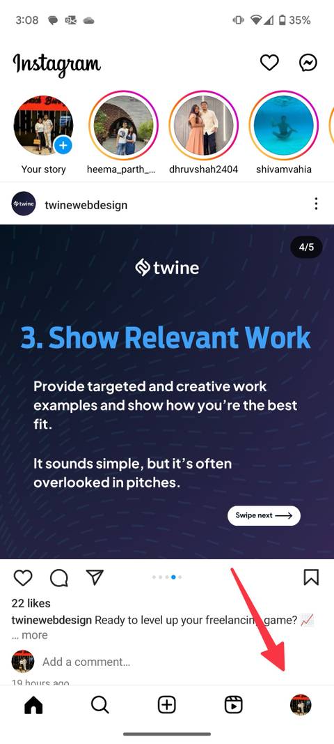 How to use multiple Instagram accounts on the mobile app
