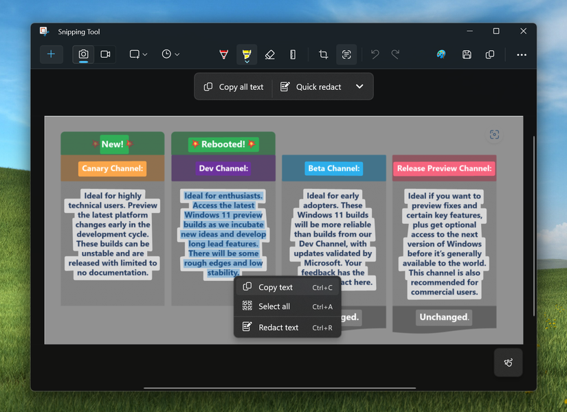 Microsoft makes it easier for Android users to retrieve text from screenshots