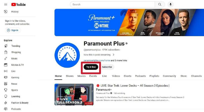 How to access YouTube Primetime Channels