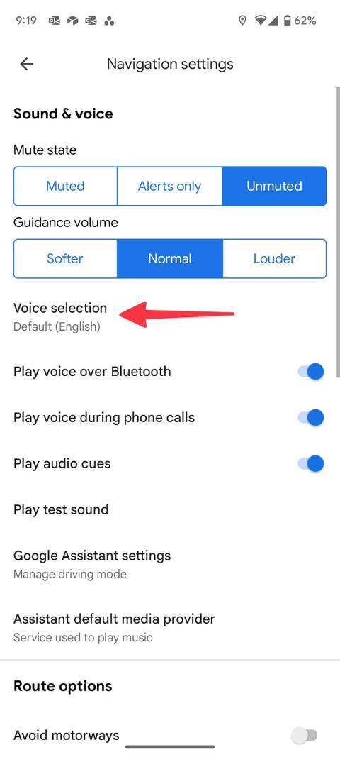 How to change the voice you hear in Google Maps