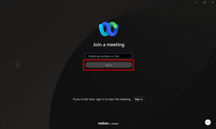 How to edit your name in Webex