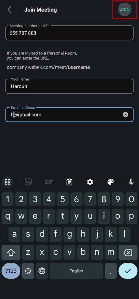 How to edit your name in Webex