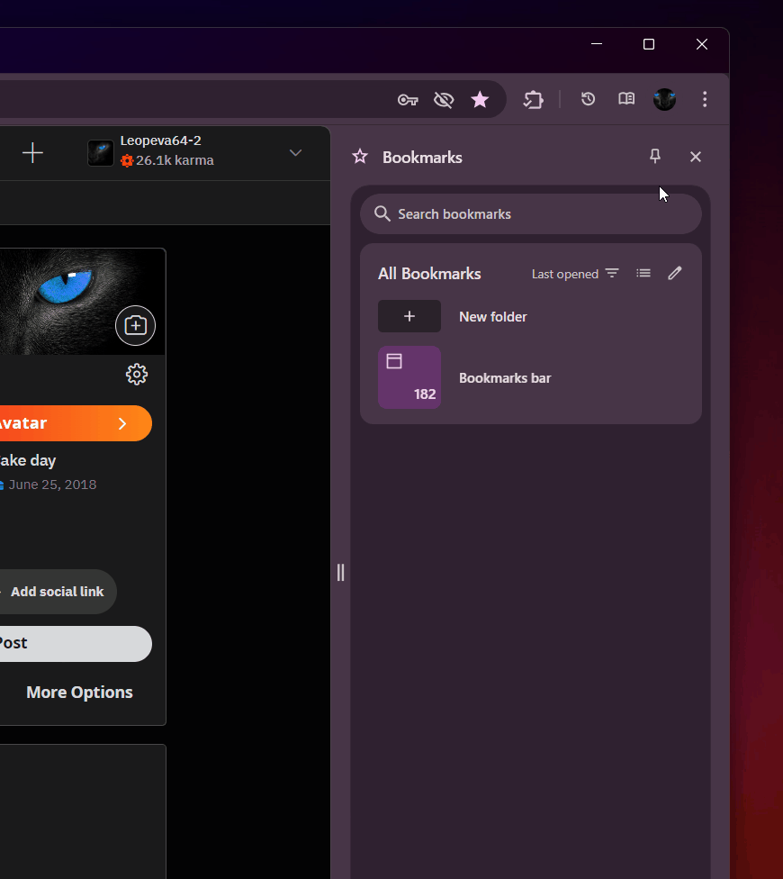 Chrome Canary now lets you pin Side Panels next to the omnibox