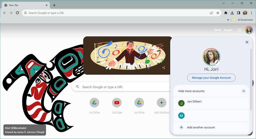 How to link together multiple Google accounts