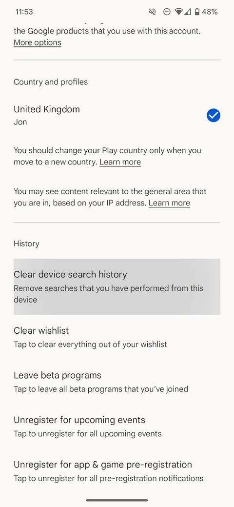 How to remove your account from the Play Store
