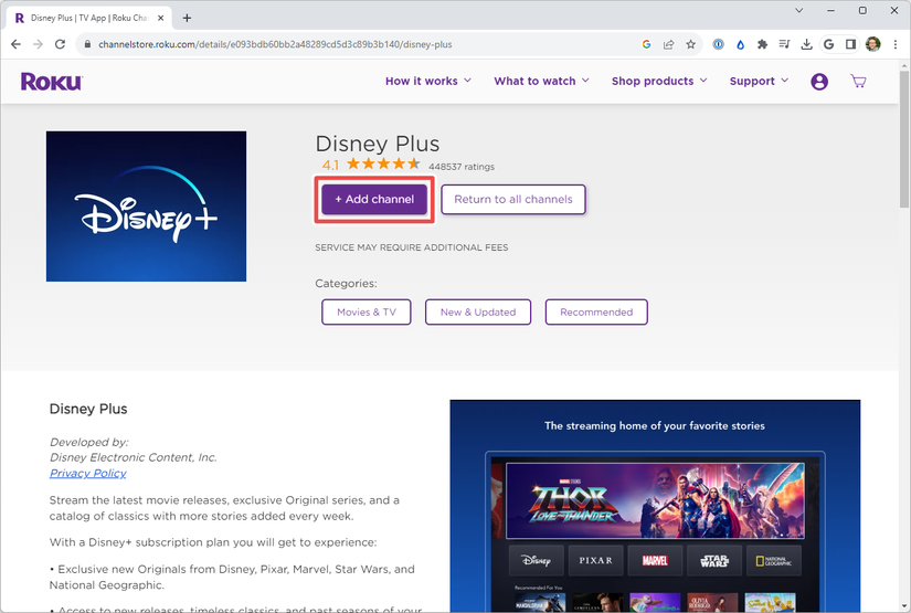 How to install and use Disney+ on your Roku streamer