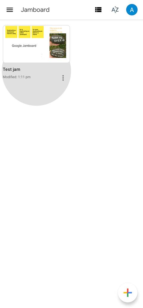 How to duplicate Google Jamboard slides