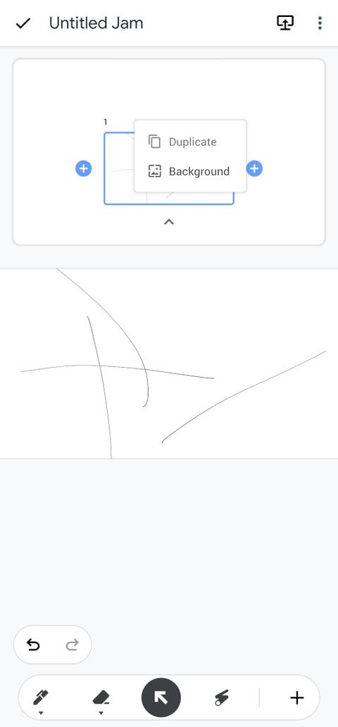 How to duplicate Google Jamboard slides