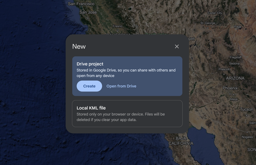 Create your own maps with the latest Google Earth update