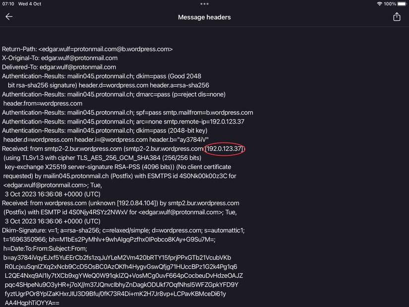 How to track an email IP address to its source