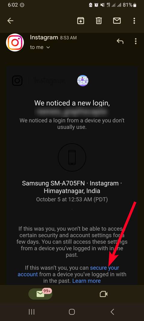 How to get your Instagram account back