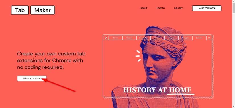 How to use Tab Maker in Google Chrome
