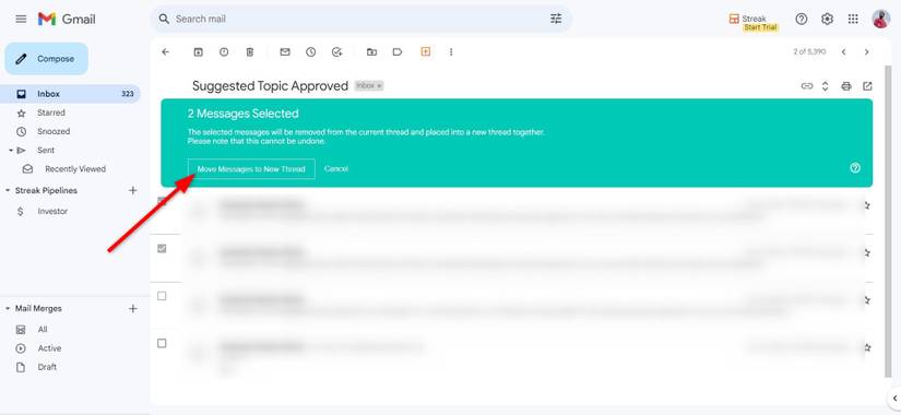 How to edit the subject line in Gmail