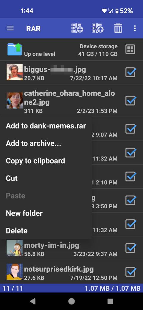 How to unzip your files on smartphones and tablets