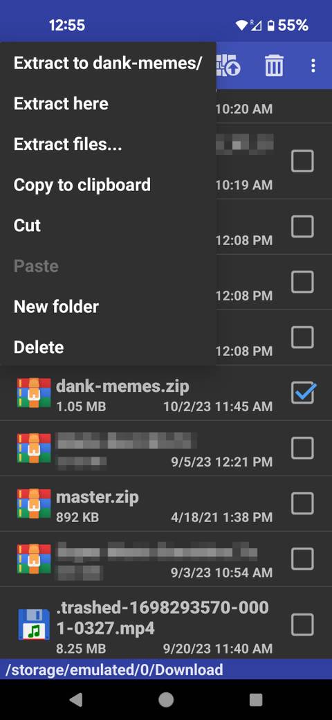 How to unzip your files on smartphones and tablets