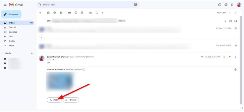 How to edit the subject line in Gmail