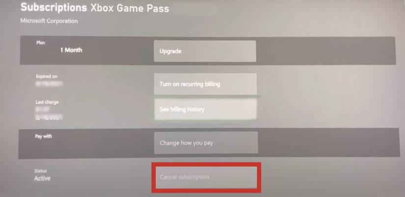 Xbox Game Pass Core: How to cancel your subscription