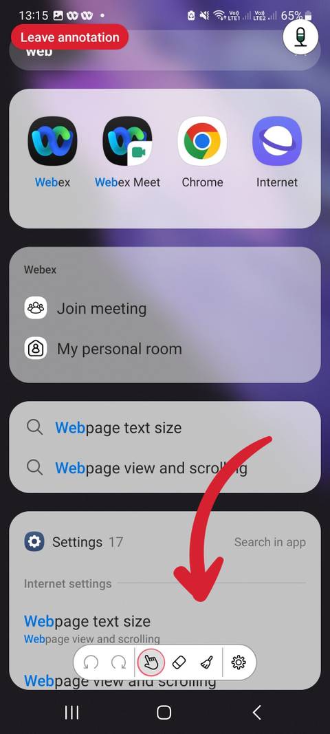 Webex: How to share your screen