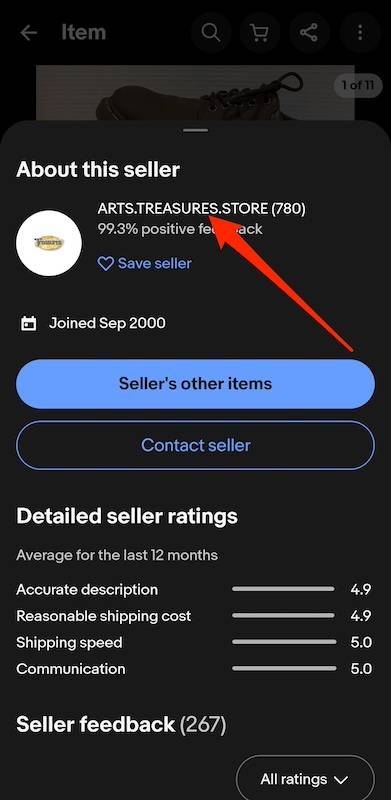 How to find a seller on eBay