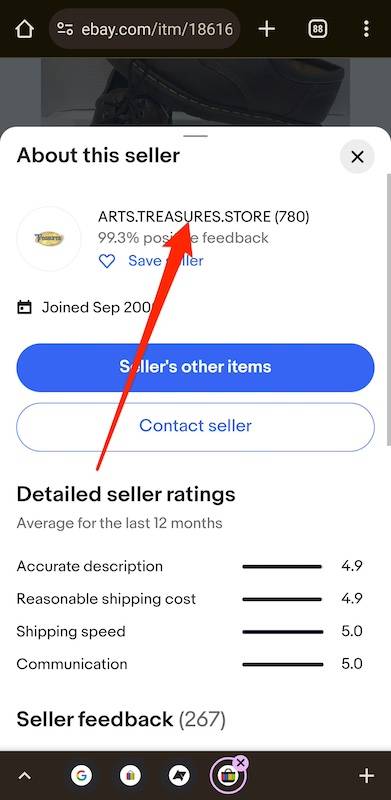How to find a seller on eBay