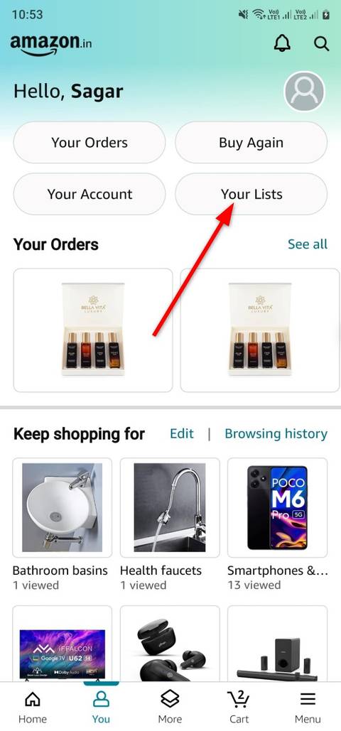 How to make and share your Amazon Wish List