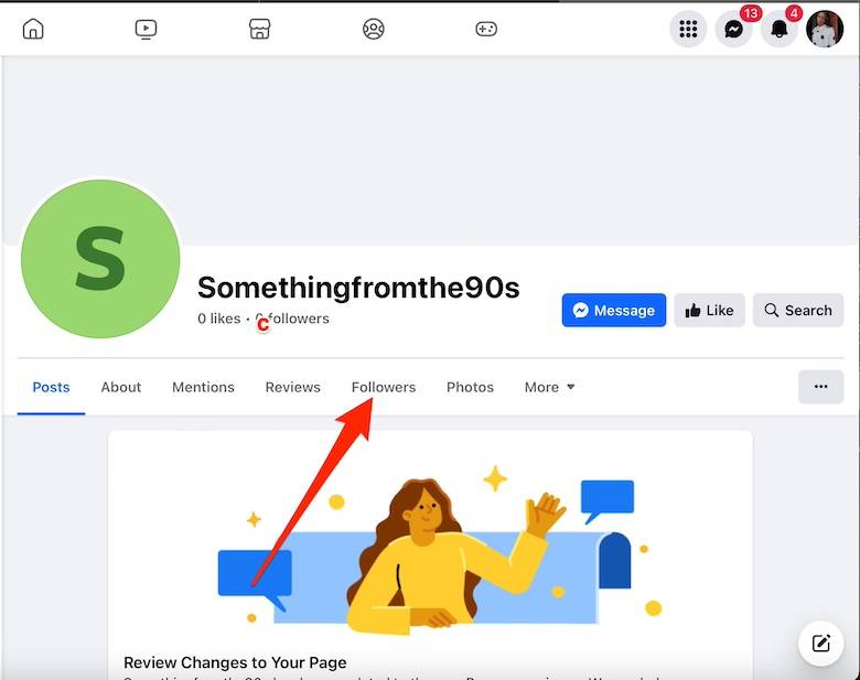 Facebook: How to see your followers