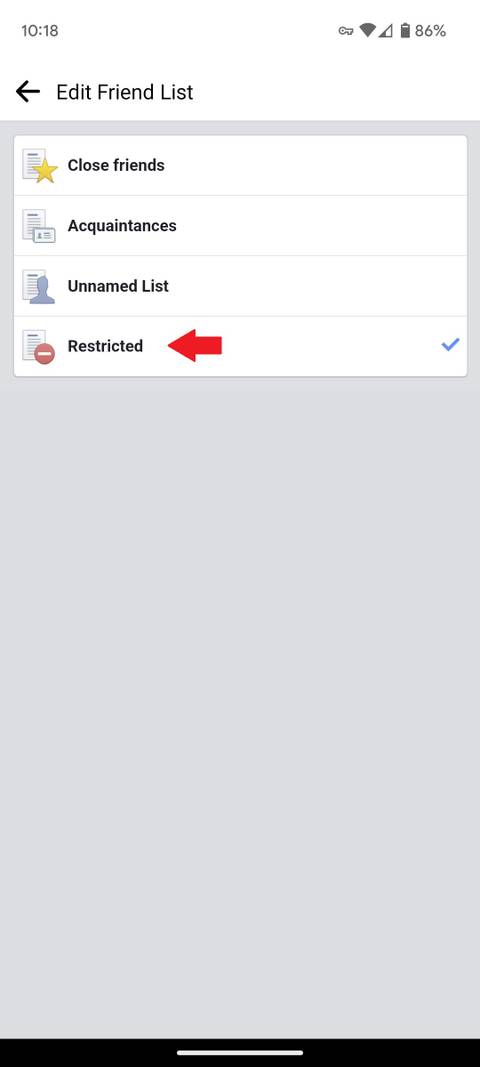Facebook: What's a restricted list and why should I use one?