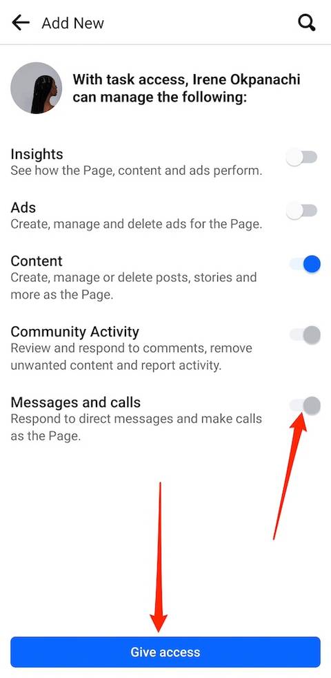 Facebook: How to add an account administrator