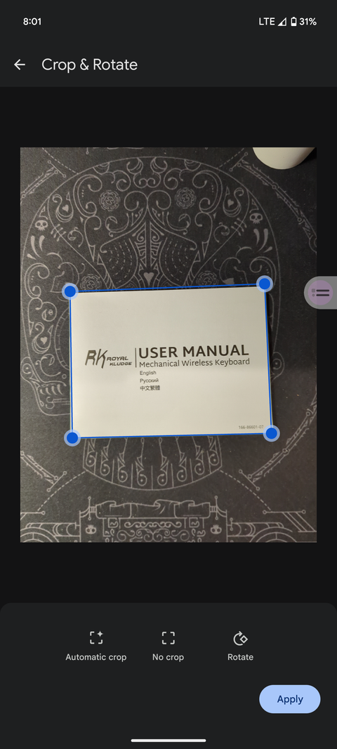 Google Drive’s integrated document scanner gets a fresh coat of paint