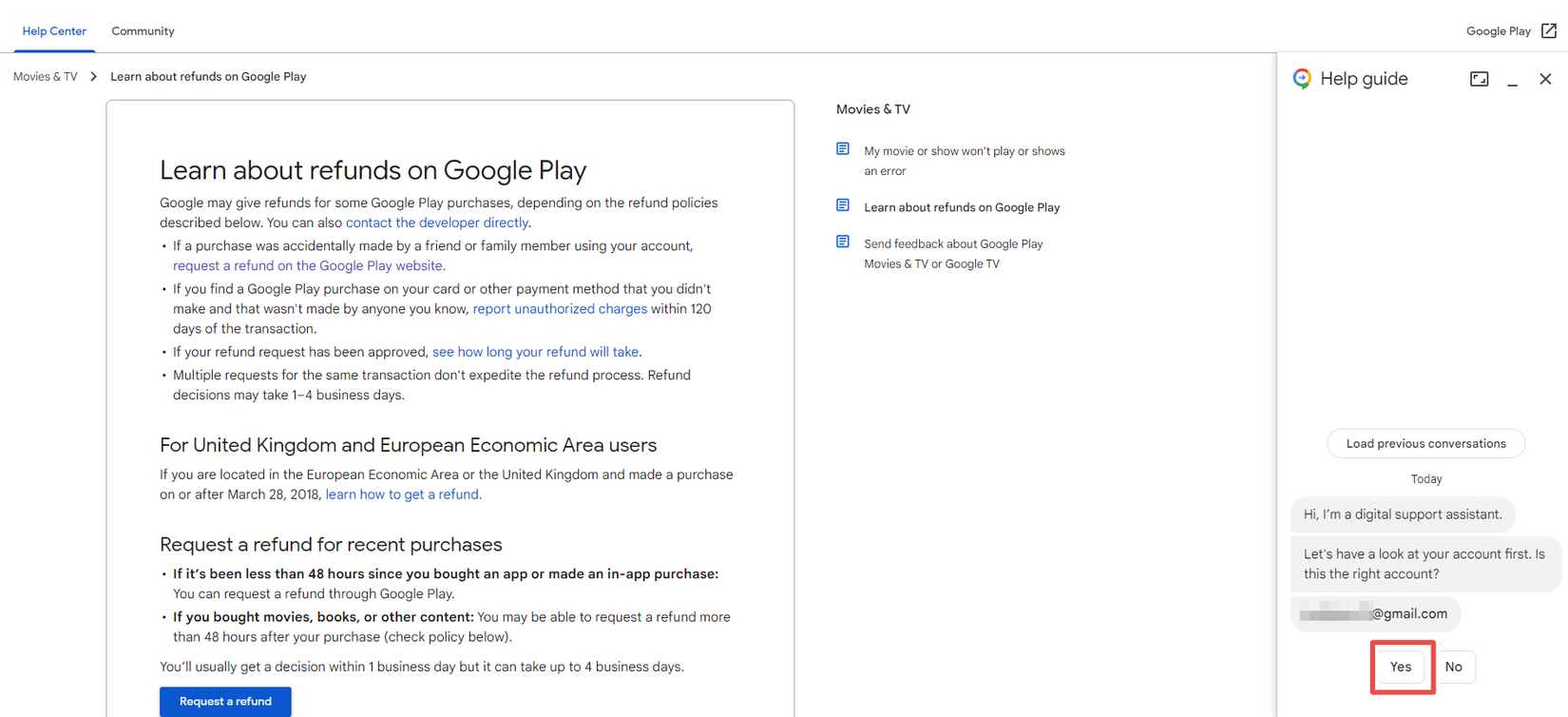 How to get a Google Play Store refund