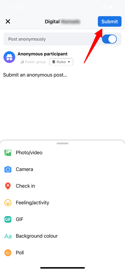 How to post anonymously on Facebook