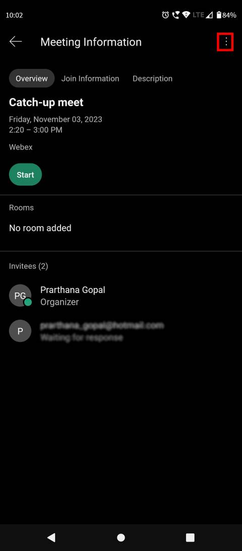 WebEx: How to cancel a meeting