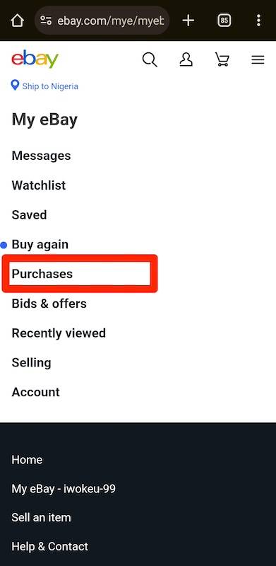 How to find a seller on eBay