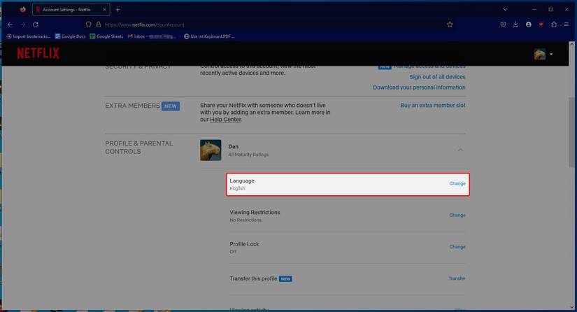 Netflix: How to change the language on your account