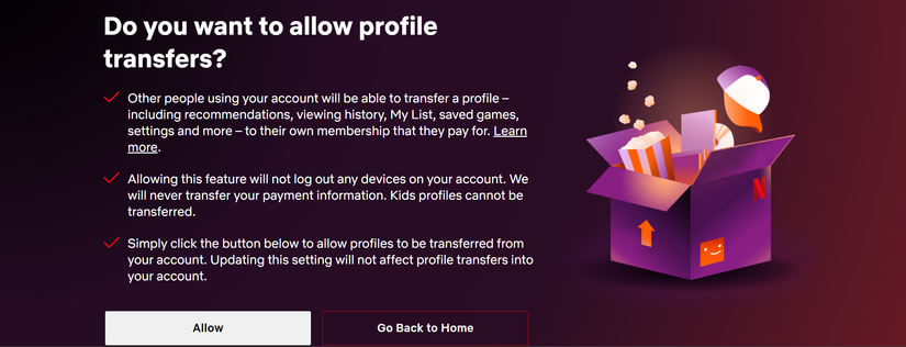 Netflix: How to use the profile sharing feature on your account
