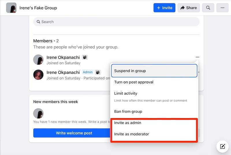 Facebook: How to add an account administrator