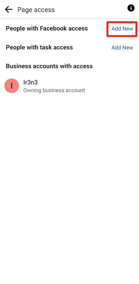 Facebook: How to add an account administrator