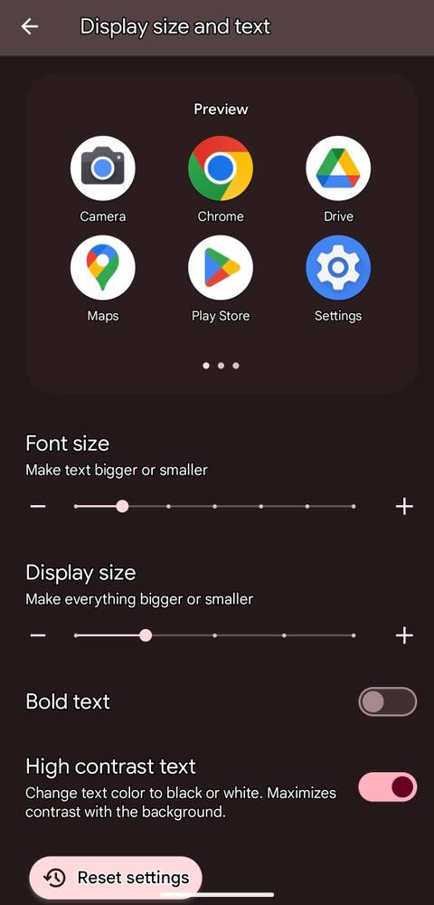 How to enable high-contrast mode on your Android phone