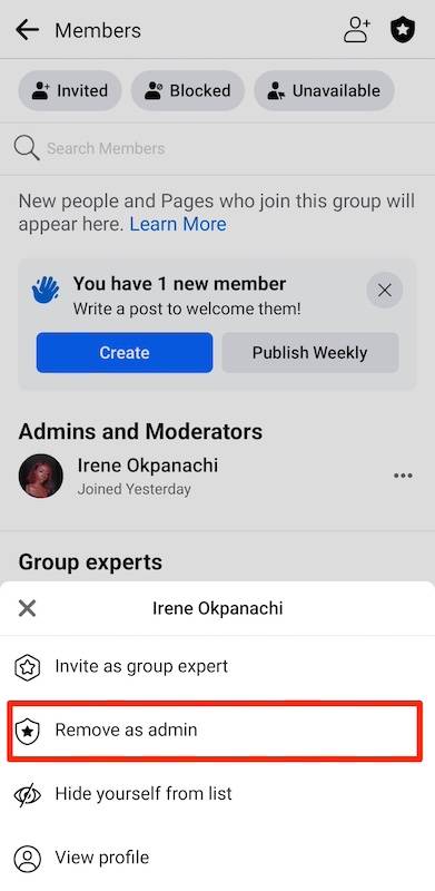 Facebook: How to add an account administrator