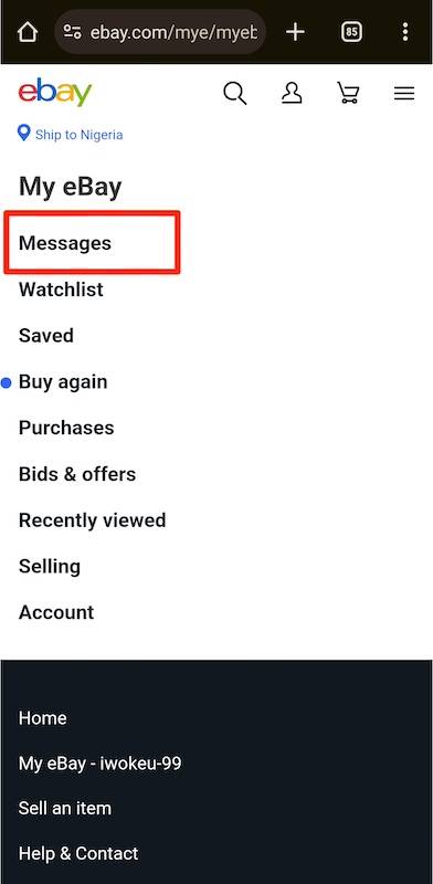 How to find a seller on eBay