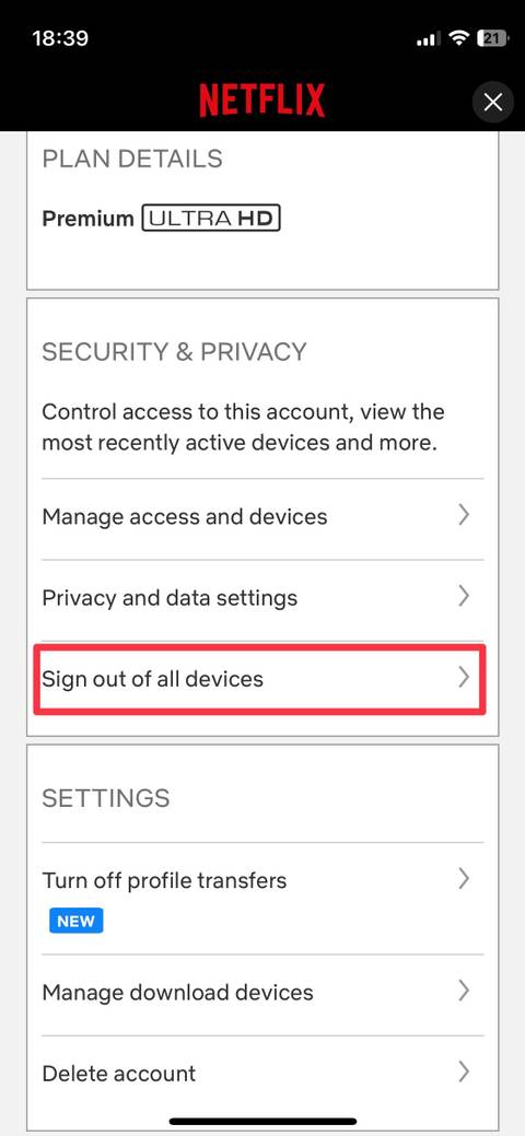 How to sign out of Netflix on all of your devices