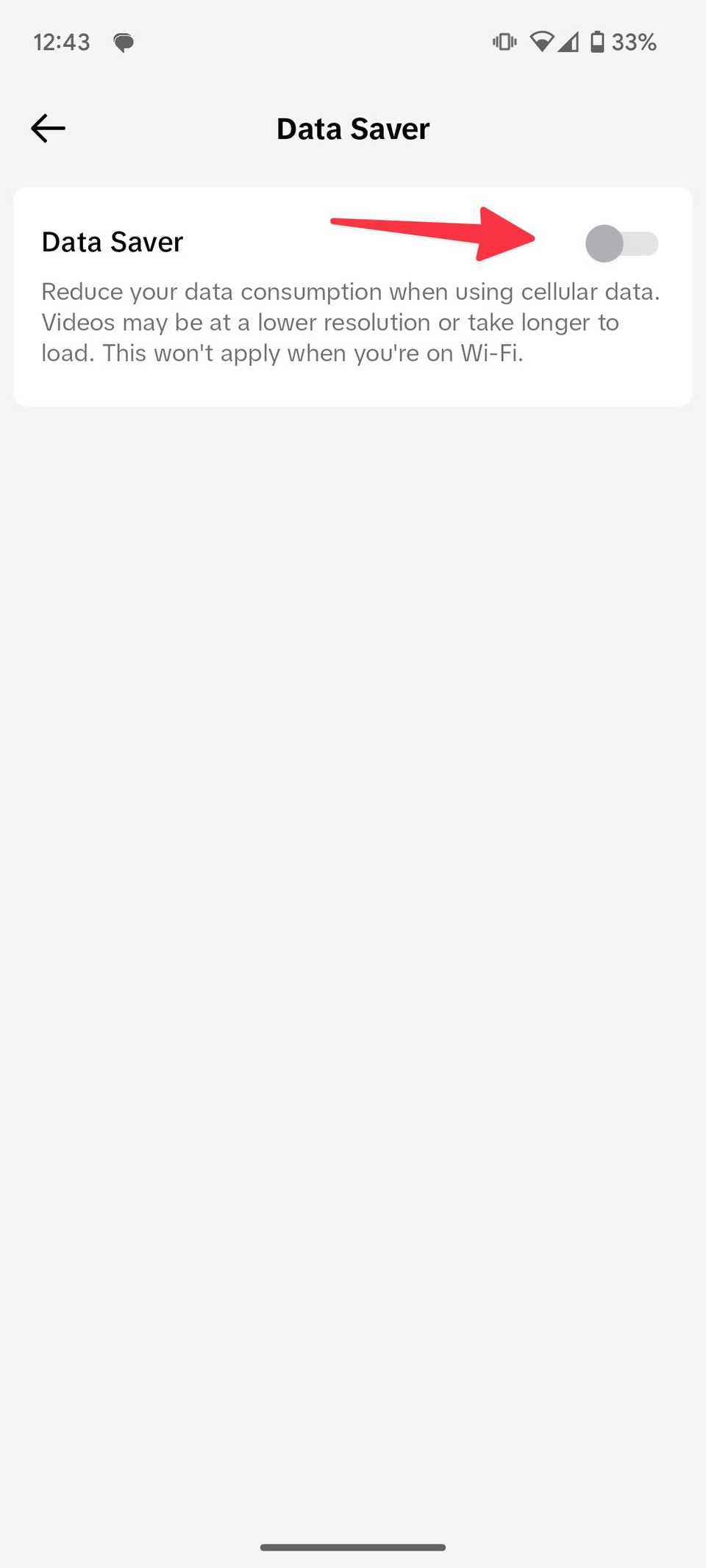 How to turn off Android Data Saver mode