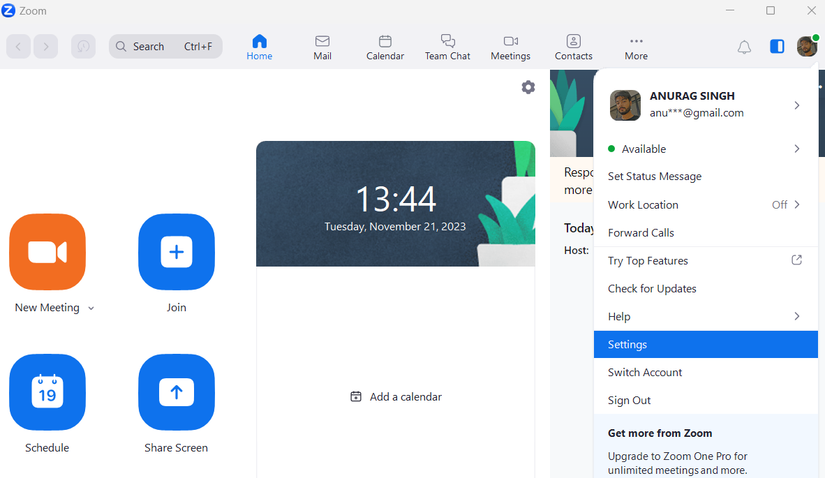 How to change and blur your background in Zoom