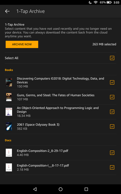 How to free up storage space on your Amazon Fire tablet