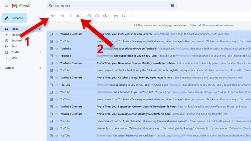 How to declare email bankruptcy