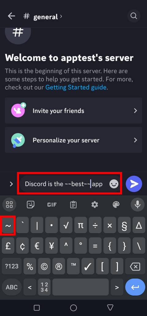 Discord: How to strikethrough text