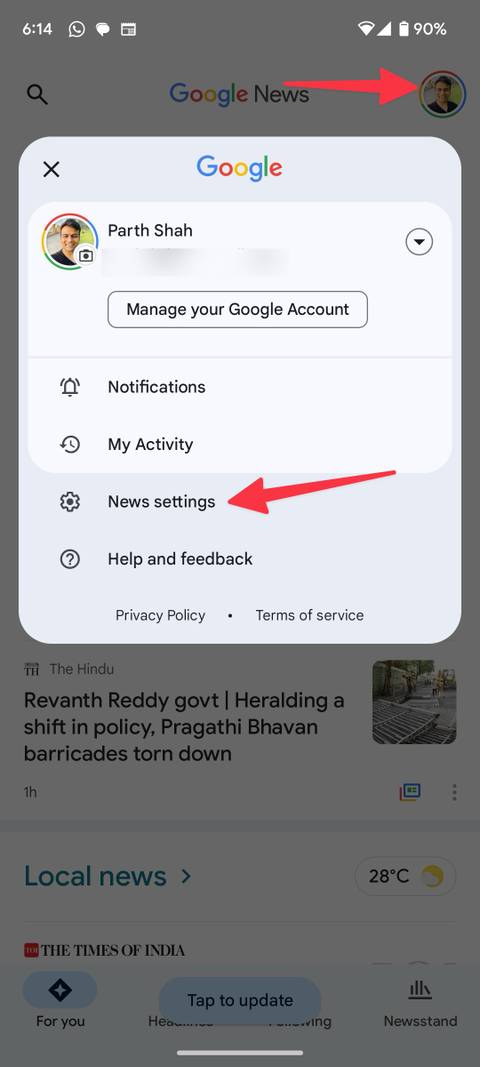 Google News: How to hide unwanted publishers and news sources