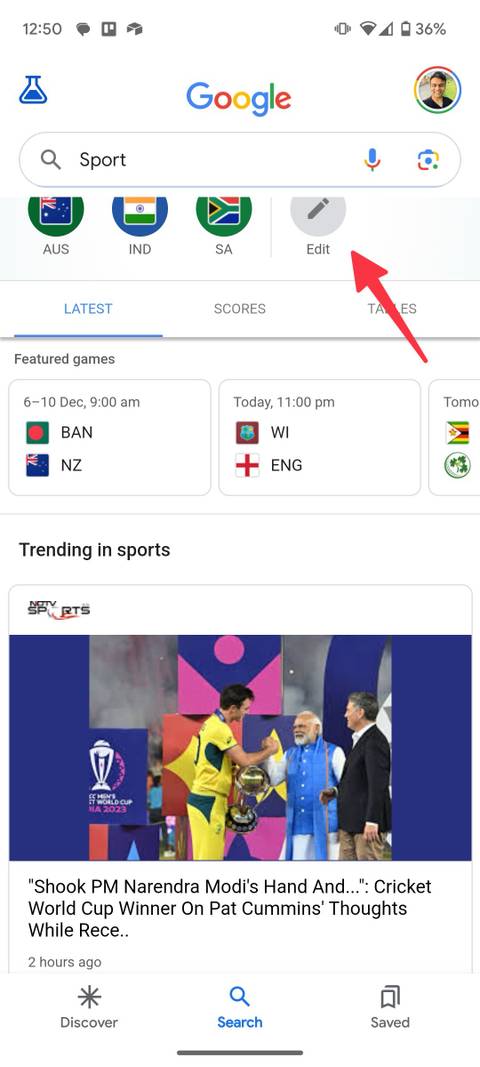 Google Discover: Add your interests to get the most relevant news