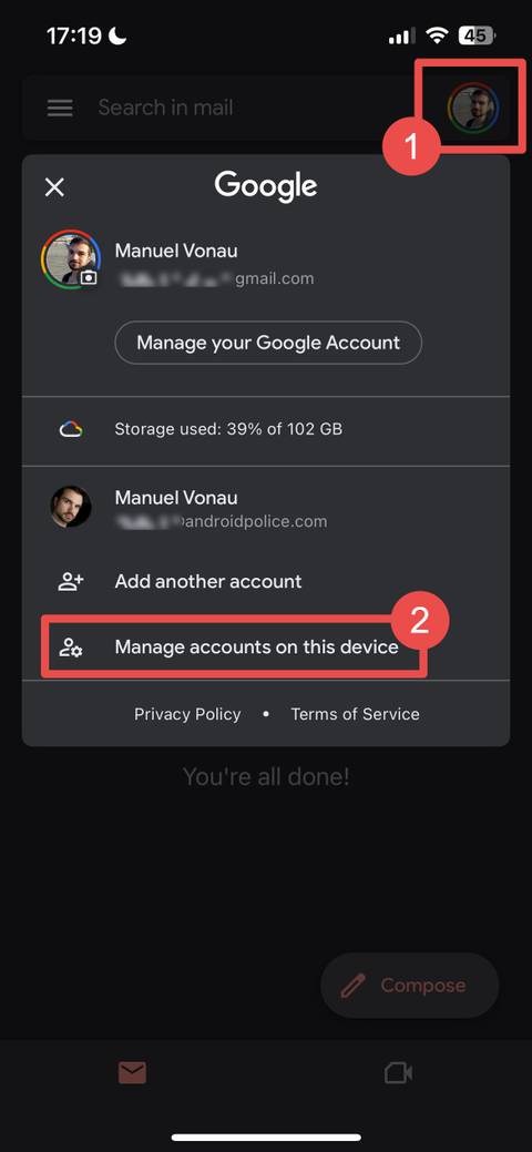 iPhone: How to log out of your Google account