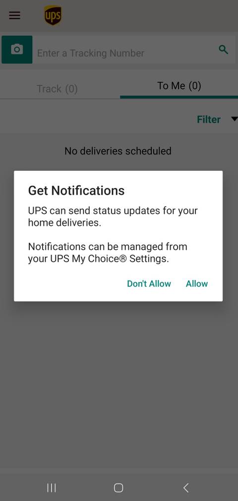 UPS: How to set up package delivery notifications
